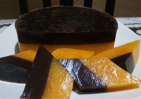 Resep Puding Labu Kuning Lapis Cokelat Oleh Siswaty Elfin Bachtiar