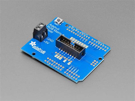 Adafruit RGB Matrix Shield For Arduino ID Adafruit Industries Unique Fun DIY
