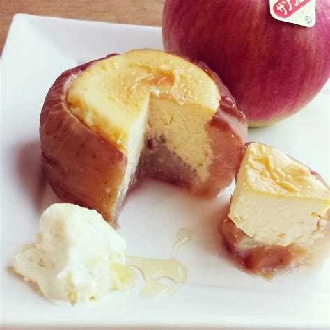 ♡丸ごとりんごのチーズケーキ♡ By るぅととママ 【クックパッド】 簡単おいしいみんなのレシピが356万品