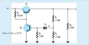 Solved In The Given Circuit Input Voltage Vi Chegg