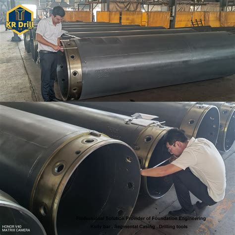 Segmental Casing Pipe Double Single Kr Drill China Manufacturer Construction Accessories
