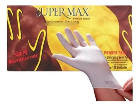 LUVA DE LATEX P PROCEDIMENTO NAO CIRURGICO S PO TAM M CX 100UN