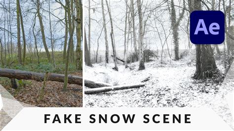 After Effects Tutorial How To Make A Realistic Snow Scene