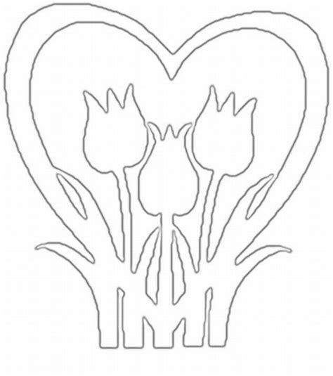 Шаблоны цветов к 8 марта для украшения окон 12 трафаретов фото