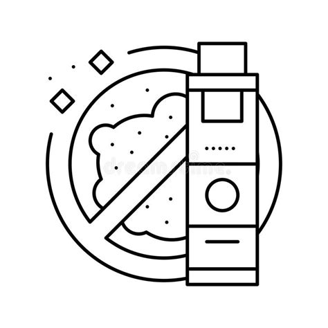 Rust Cleaner Detergent Line Icon Vector Illustration Stock Vector