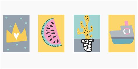 귀여운 아이 그리기 세트 손은 어린이 포스터 또는 배너 인사말 카드에 대 한 스 칸디 나 비아 스타일에서 포스터를 그려 T셔츠를 인쇄합니다 보육 일러스트 0명에 대한 스톡