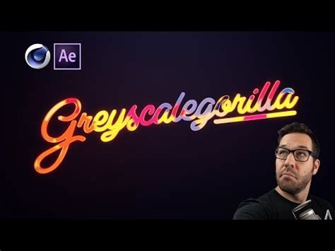 3d Glass Logo Animation In Cinema 4d After Effects No Plugins