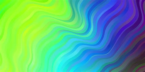 Dark Multicolor Vector Background With Bent Lines 3601744 Vector Art At Vecteezy