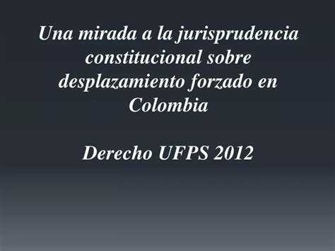 Ppt ¿qué Es Una Sentencia Constitucional Powerpoint Presentation