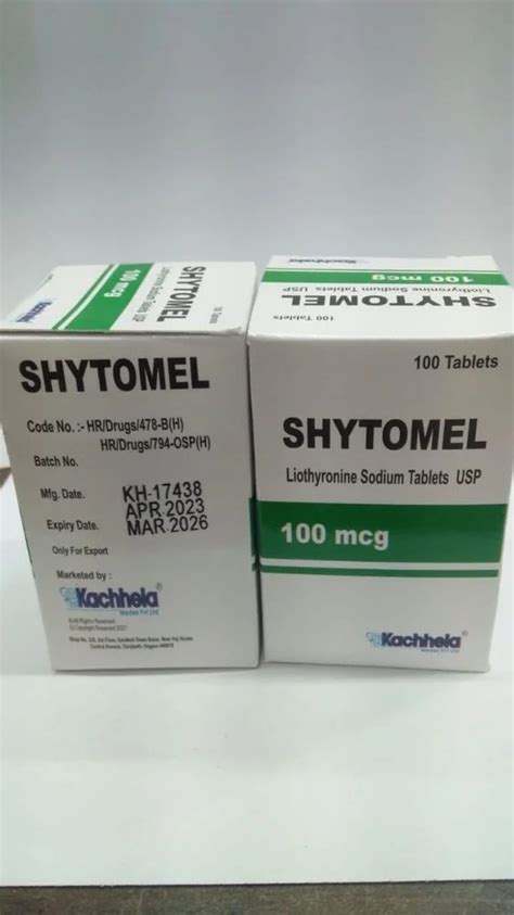 Liothyronine 100mcg T3 Tablets At ₹ 2000 Bottle Thyroid Medicines In