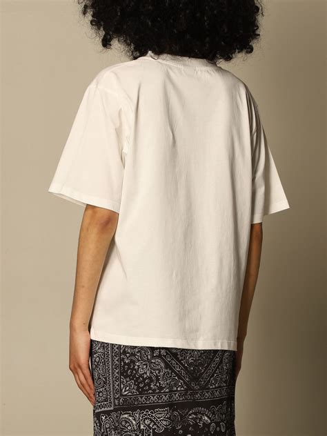 Pinko T Shirt In Cotone Con Logo T Shirt Pinko Donna Bianco T