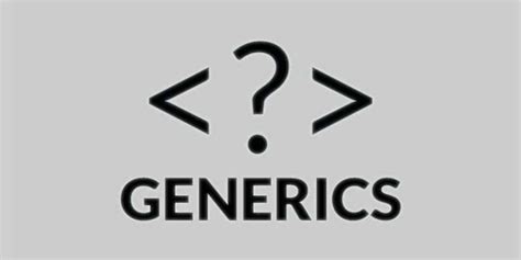 Generics Com Java Dev Community