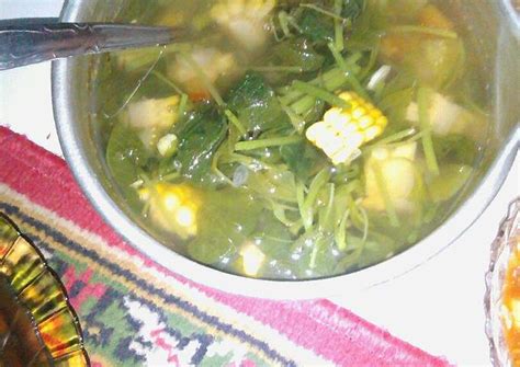 Resep Sayur Bayam Bening Jagung Oleh Teteh Wiera Cookpad