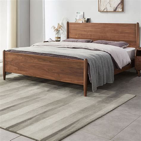 Modern Simple Solid Wood Bed 0005 China Bed And Solid Wood Bed