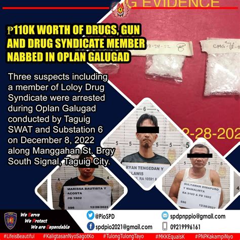 Drugs Gun Seized In Taguig City