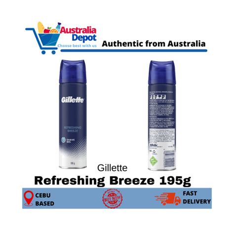 Gillette Refreshing Breeze Shave Gel 195g Lazada Ph
