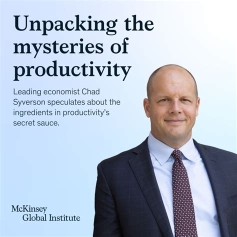 Mckinsey Global Institute On Linkedin Productivity