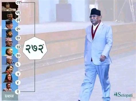 संसदमा प्रधानमन्त्री प्रचण्डले पाए विश्वासको मतपक्षमा २६८ विपक्षमा २