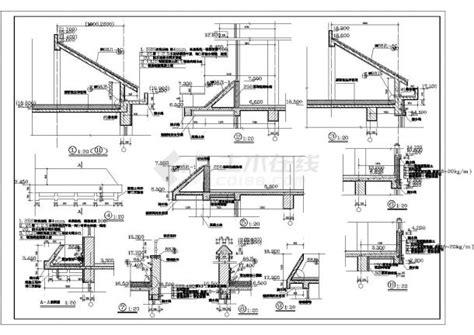 6层10402平米砖混u形学生公寓楼建筑施工图（长567米 宽53米）公寓楼土木在线