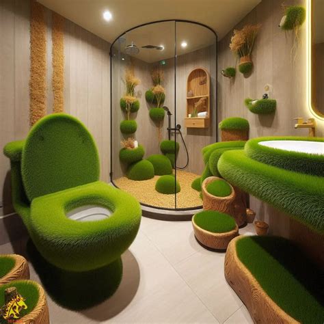 Grass Inspired Bathroom Transform Your Space With Grass Walls Tran