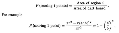 Solved The Dart Board Has Radius R And The Distance Between Chegg Com