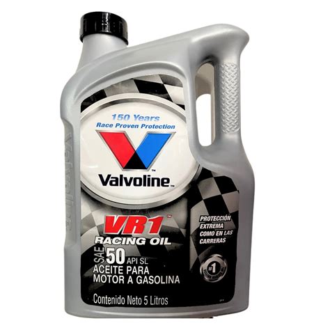 Valvoline Aceite Para Motor A Gasolina Vr1 50 5l Zalo Distribuidor De