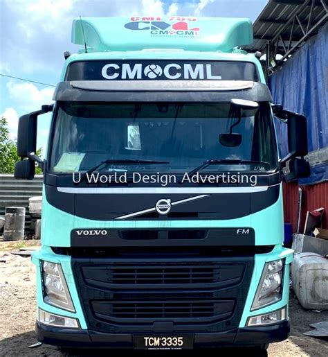 Cm And Cml Haulage Code Sticker At Klang Selangor Lorry Haulage Sticker