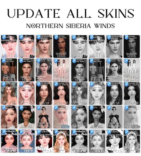 Get More From Northern Siberia Winds On Patreon The Sims 4 Skin Sims