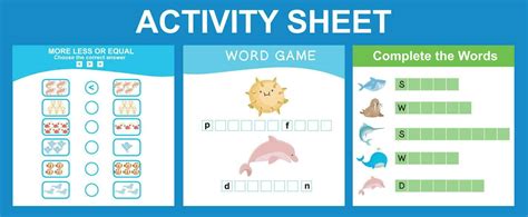 Educational Printable Worksheet Mathematic Counting More Less Or