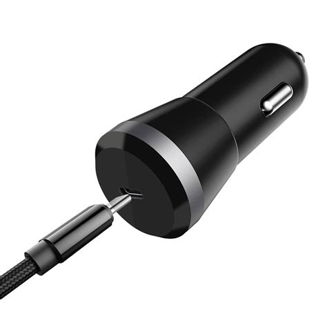 Autolader USB C Ideaal Voor Onderweg Telefoonglaasje