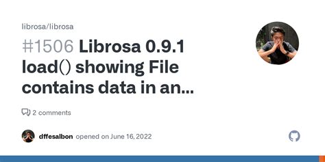 Librosa 091 Load Showing File Contains Data In An Unknown Format Reading Wav And Mp3