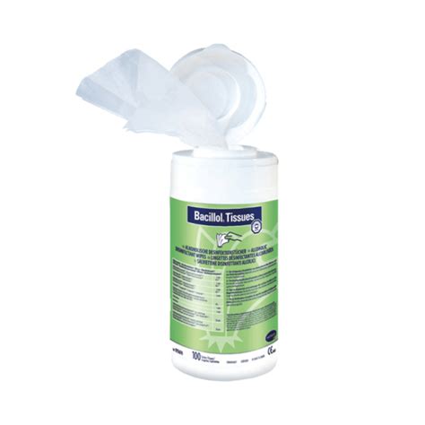 Hartmann Bacillol Tissues Alcohol Based Rapid Disinfection Wipes 100 Pcs