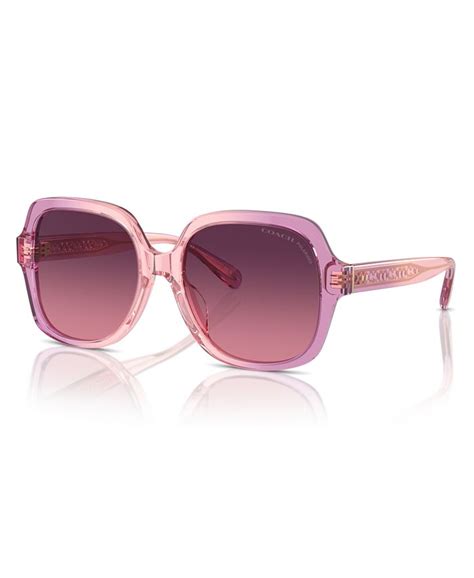Coach Womens Polarized Sunglasses Cr614 Hc8395u Macys