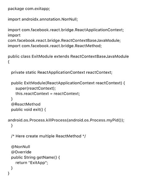 How To Create React Native Bridge For Ios And Android