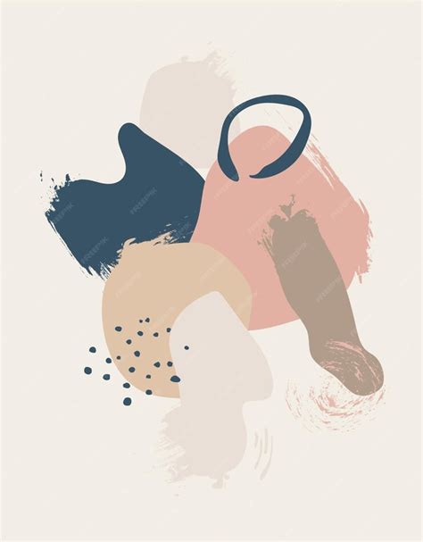 잎과 꽃의 검은 실루엣이 흰색 배경에 강조 표시된 그림 프리미엄 벡터