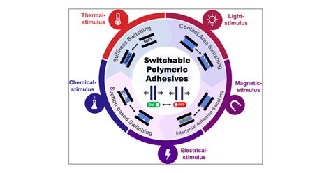 Adhesion Evolution Designing Smart Polymeric Adhesive Systems With On