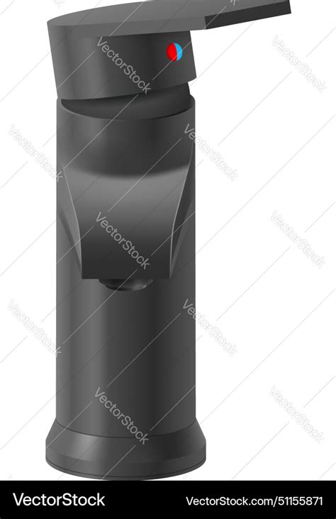 Stainless Faucet Royalty Free Vector Image VectorStock