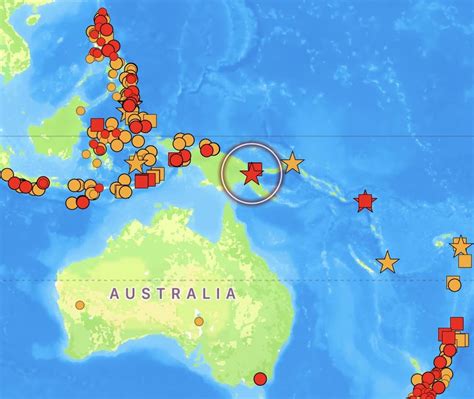 Doppio Violento Terremoto In Papua Nuova Guinea DATI E MAPPE