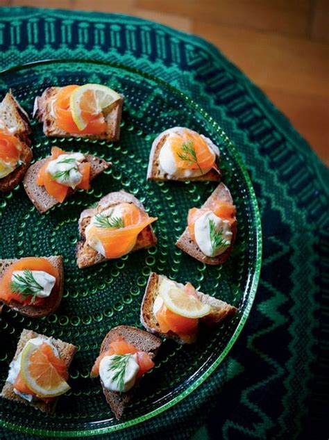 Smoked Salmon Crostini Recipe Delicious Magazine