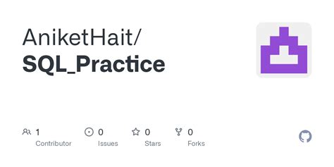 GitHub AniketHait SQL Practice
