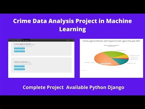 Crime Data Analysis Project In Machine Learning Projectworlds