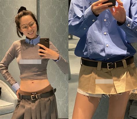 김나영 한 뼘 치마에 속옷 노출까지아찔한 애둘맘 패션