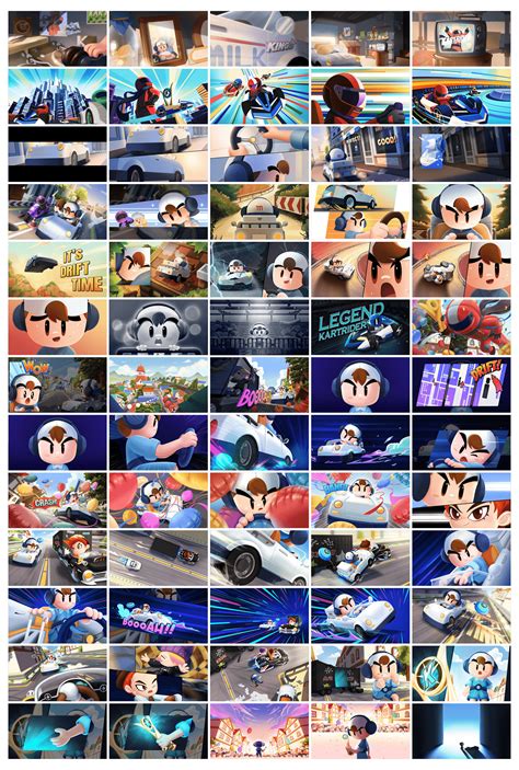 Starting Line Ep01 Dao A Kartrider Original Series On Behance