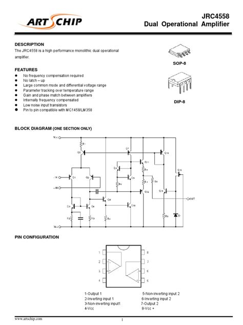 Jrc4558 Dual Op Amp Datasheet Pdf