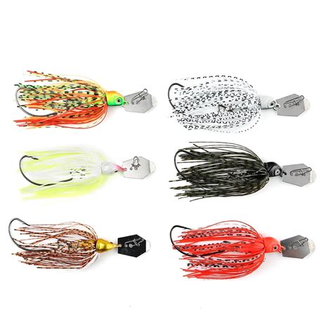 1pcspack 125g165g Vibrator Jig Chatter Bait Spinner Rubber Skirt