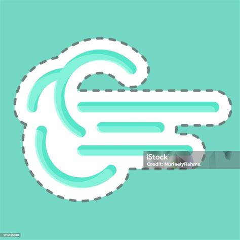 Garis Stiker Dipotong Tahan Angin Cocok Untuk Simbol Pakaian Olahraga