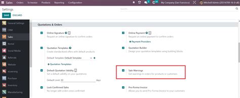 Customers In Odoo Sales Odoo V Enterprise Edition Book