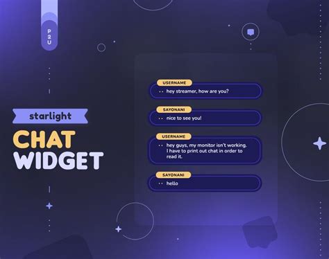 round gradient chat widget customizable simple minimal cute bubble