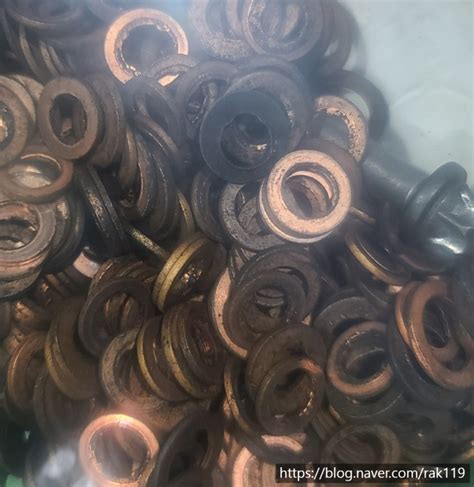 인젝터 동와셔 교환을 해야 할까 네이버 블로그