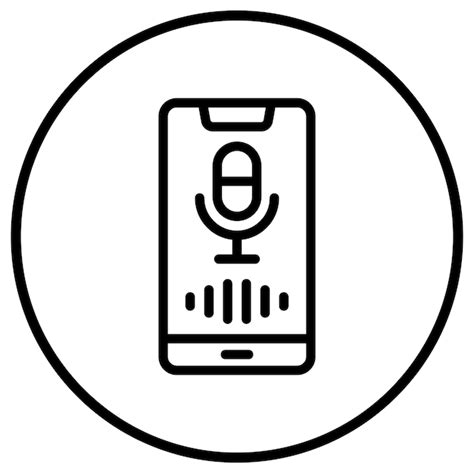 Premium Vector Voice Assistant Vector Icon Design Illustration
